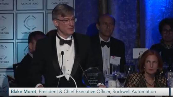 Blake Moret Accepts the 2017 Catalyst Award | IndustryWeek