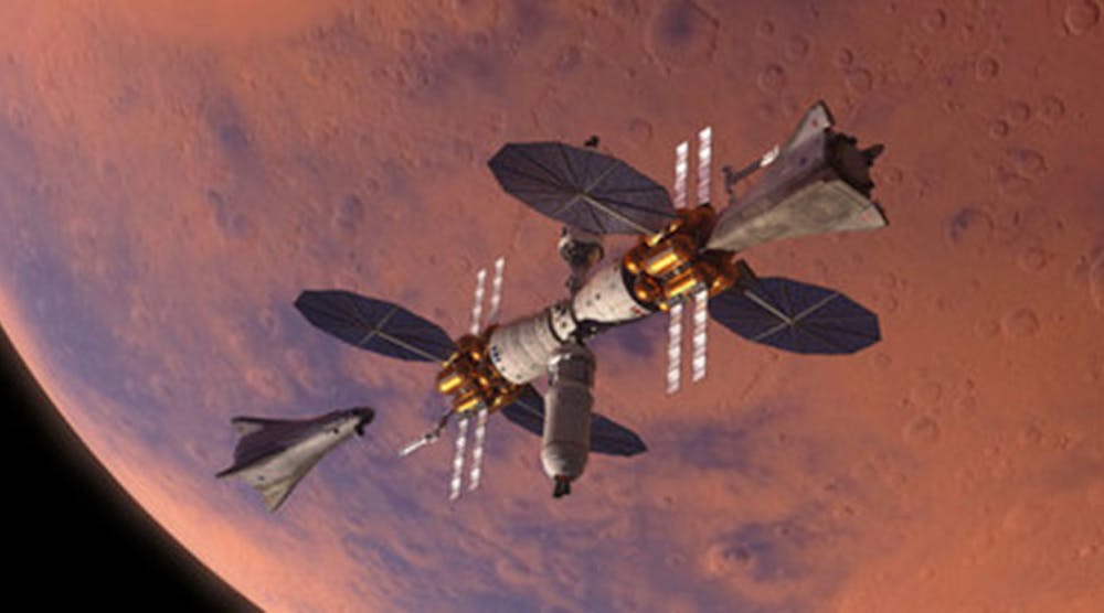 Lockheed Martin Unveils Reusable Water Powered Mars Lander Industryweek